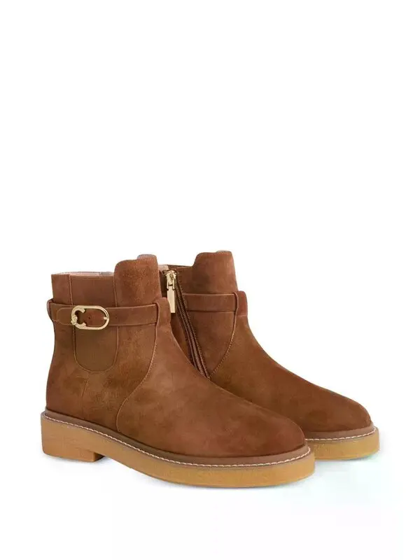 COCCINELLE C-saddle Ankle Boots - Brown