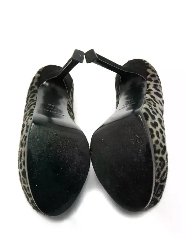 Saint Laurent Leopard-print Platform Pumps