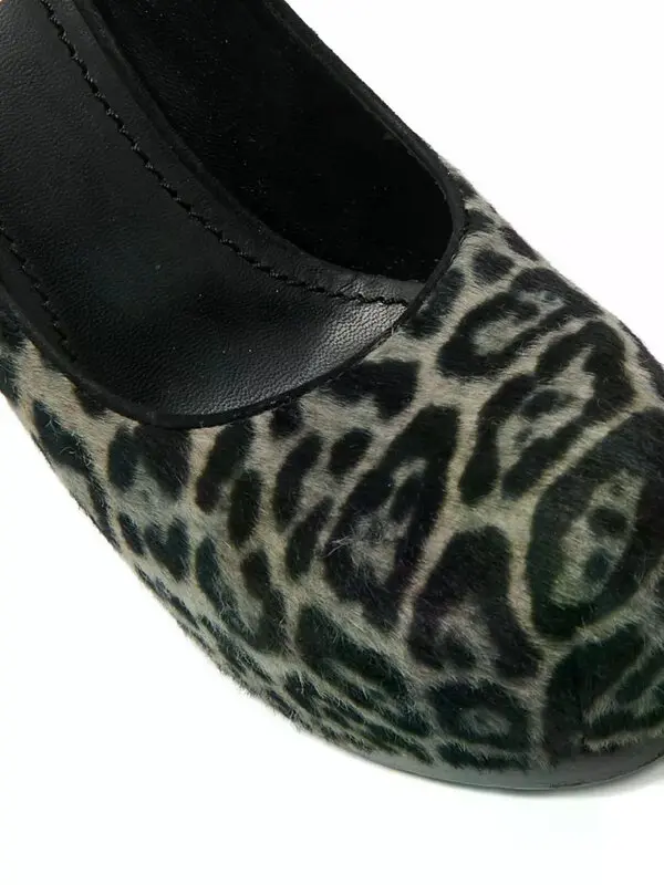 Saint Laurent Leopard-print Platform Pumps