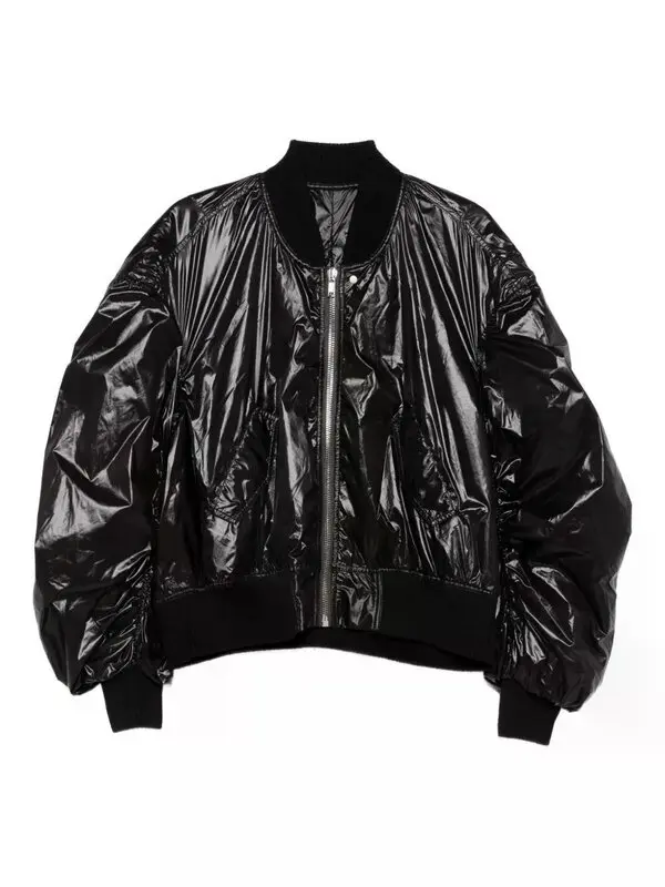 Rick Owens Secchia Flight Bomber Jacket - Black