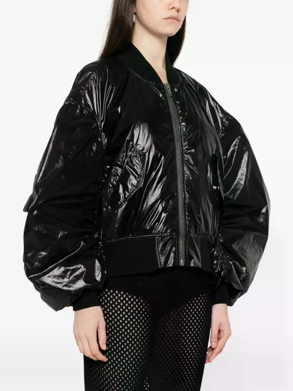 Rick Owens Secchia Flight Bomber Jacket - Black