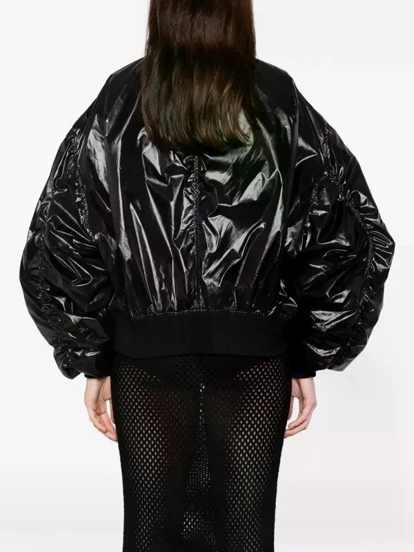Rick Owens Secchia Flight Bomber Jacket - Black