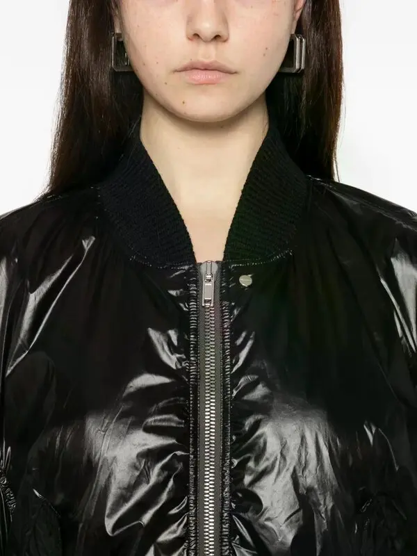 Rick Owens Secchia Flight Bomber Jacket - Black