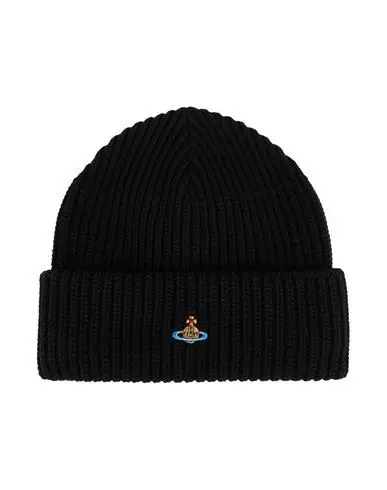 VIVIENNE WESTWOOD Wool Beanie - Black