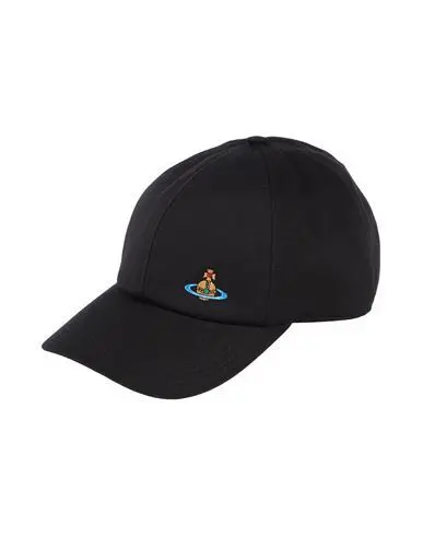 VIVIENNE WESTWOOD Cotton Twill Baseball Cap - Black