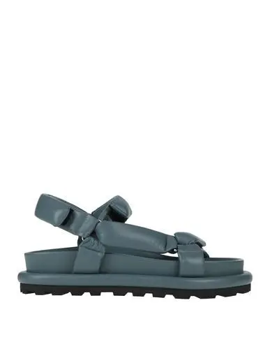JIL SANDER Leather Technical Sandals - Blue