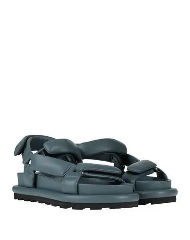 JIL SANDER Leather Technical Sandals - Blue