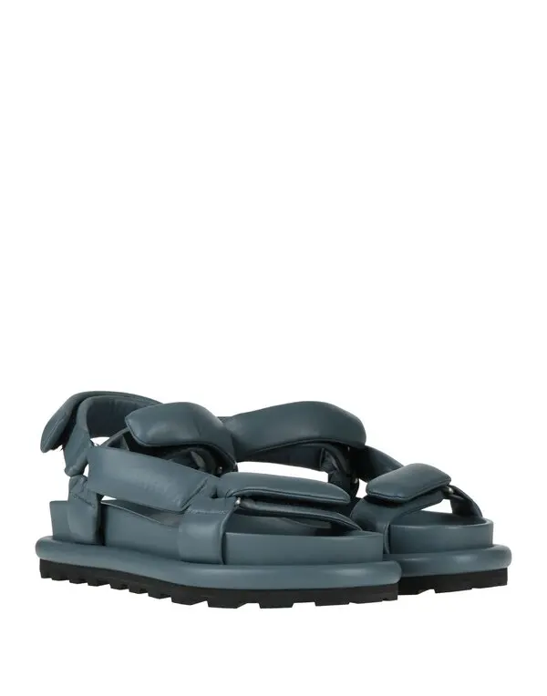 JIL SANDER Leather Technical Sandals - Blue