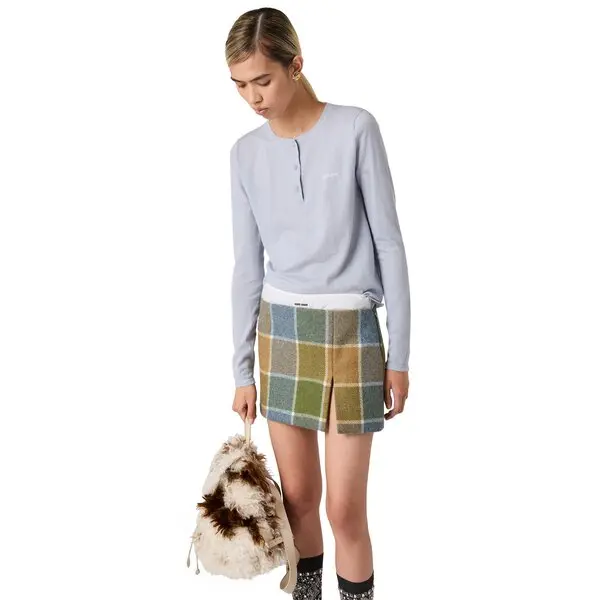 Miu Miu Cashmere Henley Sweater