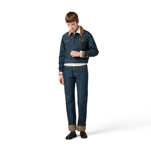 Miu Miu Five-pocket Denim Jeans - Navy