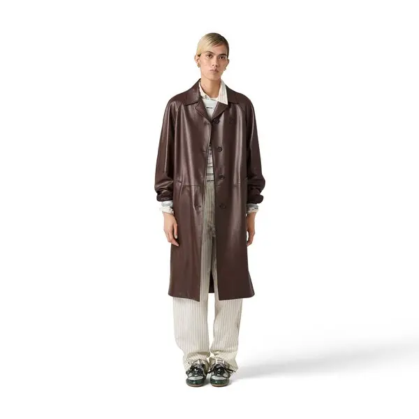 Miu Miu Nappa Leather Coat