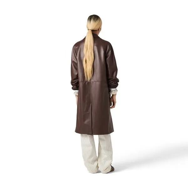 Miu Miu Nappa Leather Coat