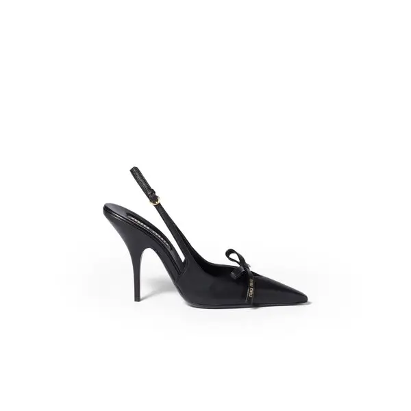 Miu Miu Leather Slingback Pumps
