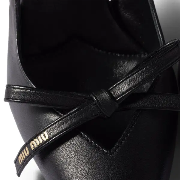 Miu Miu Leather Slingback Pumps