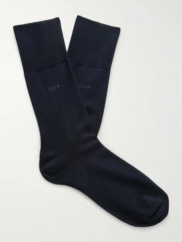 CDLP Pack Of Five Knitted Socks - Blue