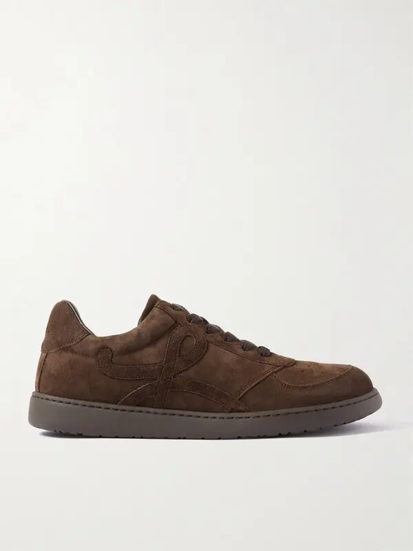 Loewe Jambo Suede Sneakers - Brown