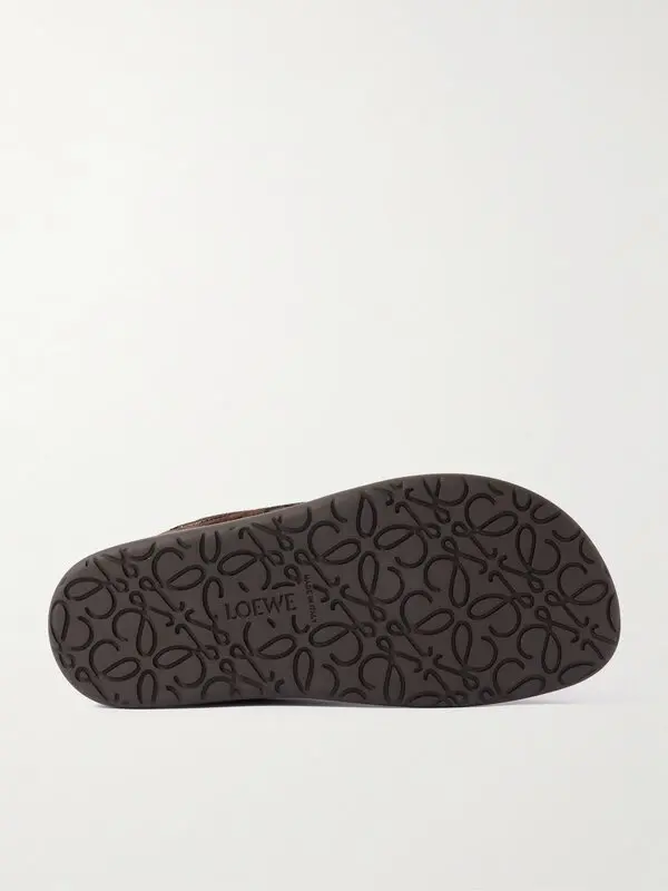Loewe Jambo Suede Sneakers - Brown