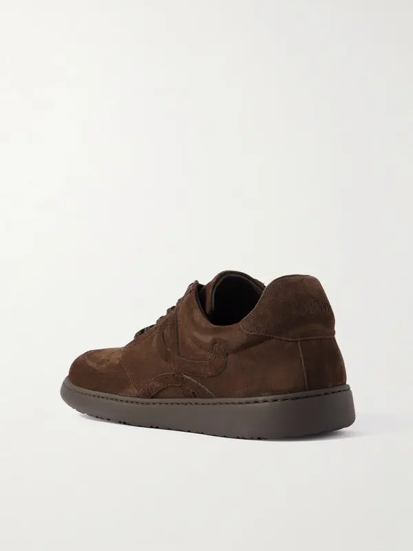 Loewe Jambo Suede Sneakers - Brown