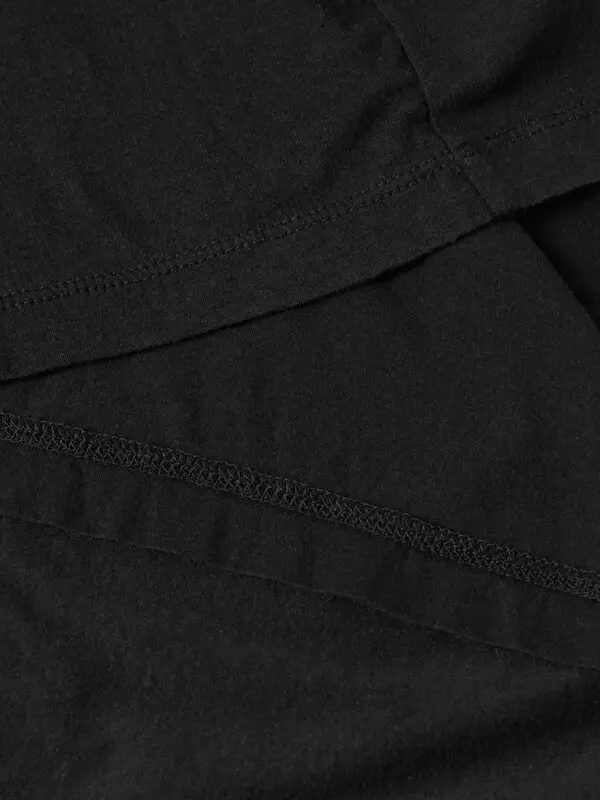 JAMES PERSE Lotus Slim-fit Cotton-jersey T-shirt - Black