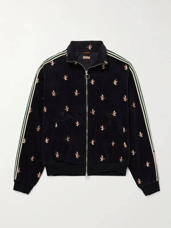 Kapital Corduroy Track Jacket - Black