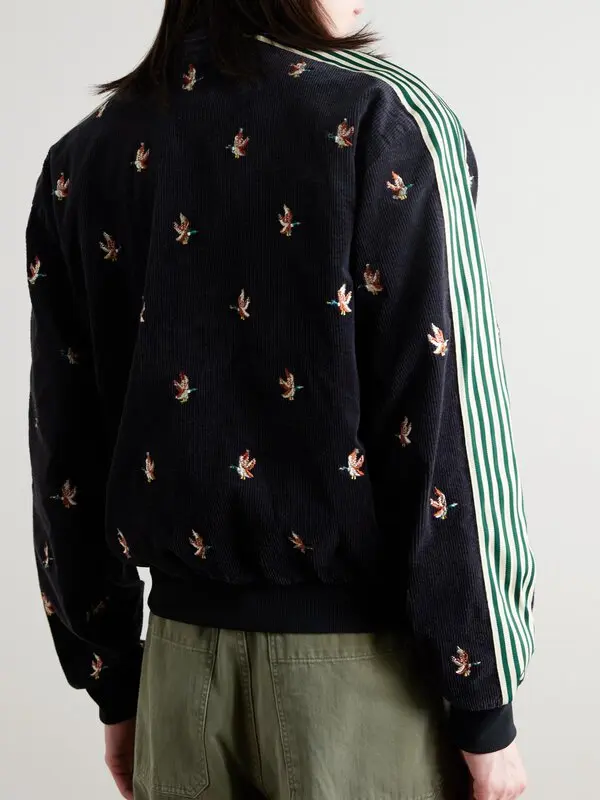 Kapital Corduroy Track Jacket - Black