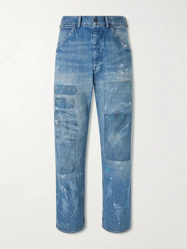 Polo Ralph Lauren Straight-leg Patchwork Jeans