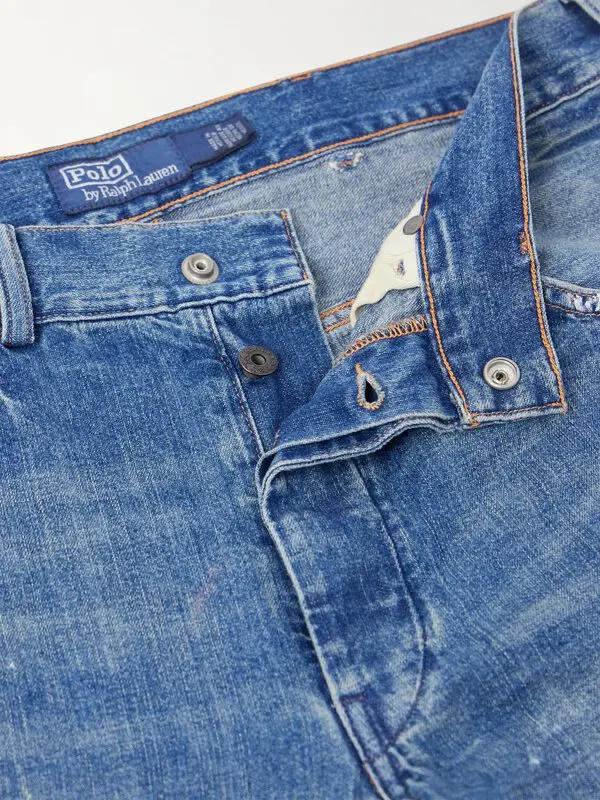 Polo Ralph Lauren Straight-leg Patchwork Jeans