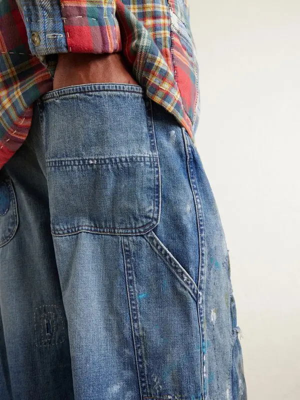 Polo Ralph Lauren Straight-leg Patchwork Jeans