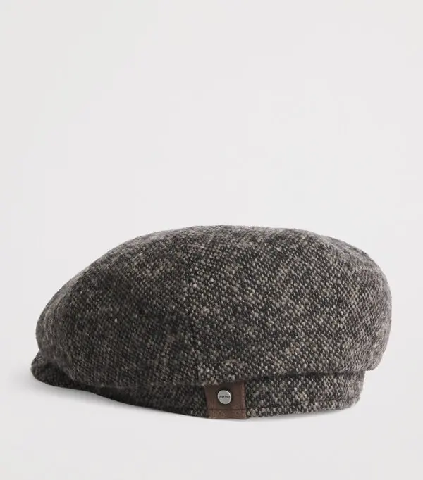 Stetson Virgin Wool Tweed Hatteras Flat Cap