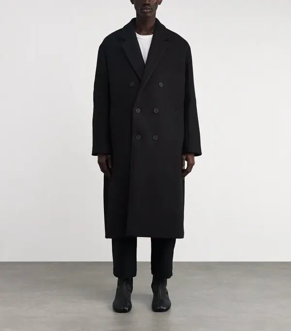 Studio Nicholson Wool-blend Double-breasted Overcoat