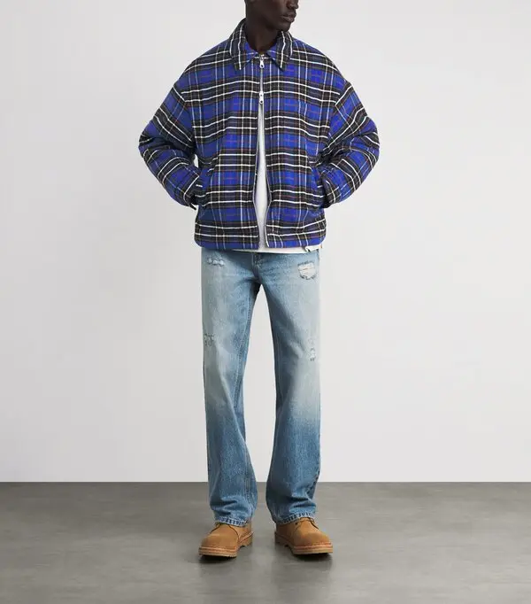 COLE BUXTON Cotton Check Overshirt