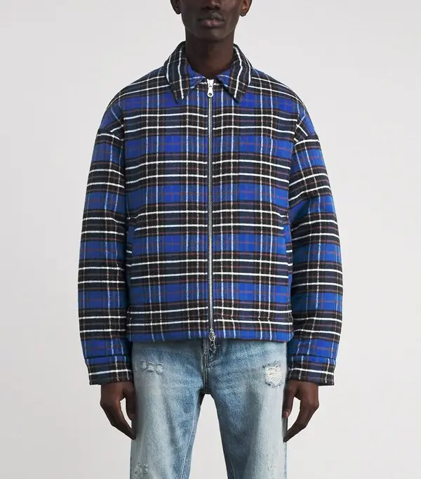 COLE BUXTON Cotton Check Overshirt