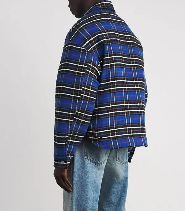 COLE BUXTON Cotton Check Overshirt