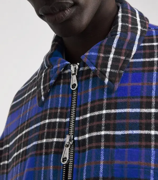 COLE BUXTON Cotton Check Overshirt
