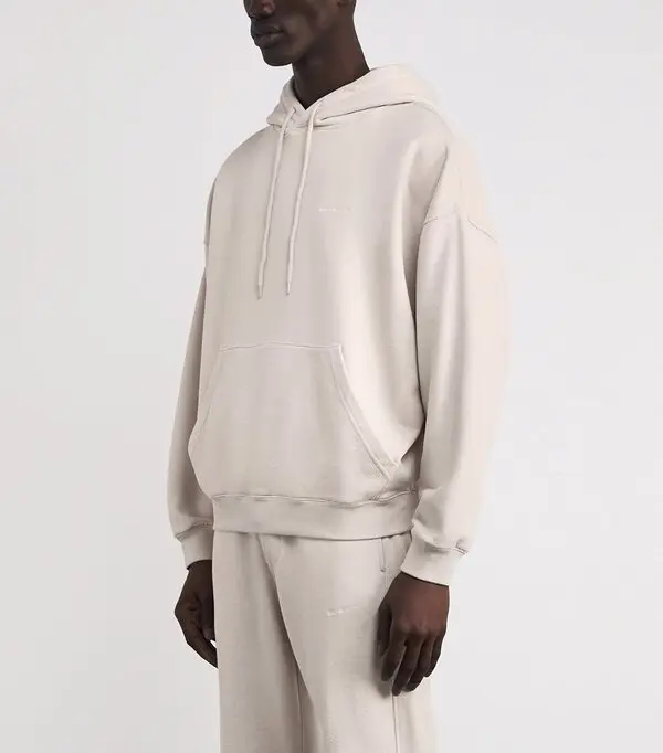 COLE BUXTON Cotton-blend Logo Hoodie