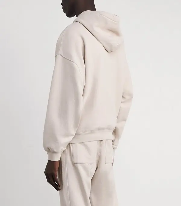 COLE BUXTON Cotton-blend Logo Hoodie