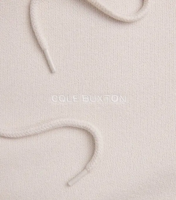 COLE BUXTON Cotton-blend Logo Hoodie