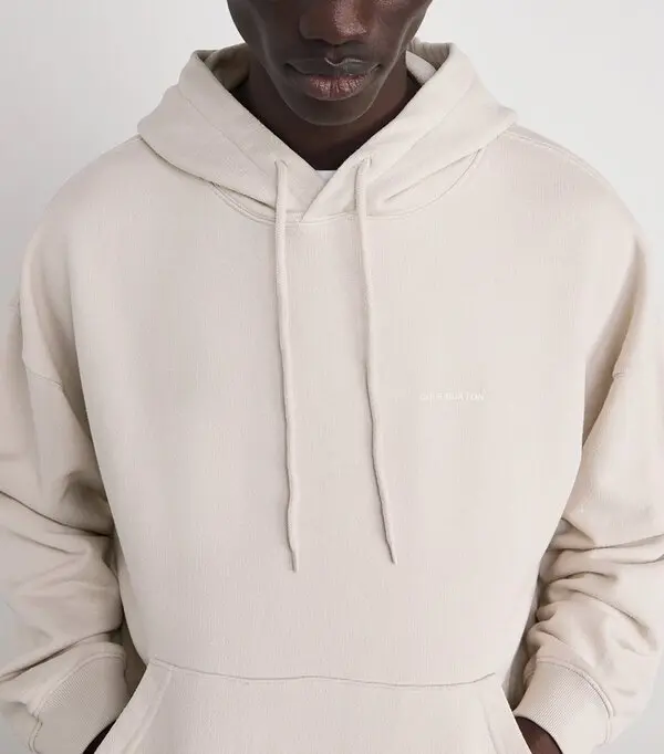 COLE BUXTON Cotton-blend Logo Hoodie