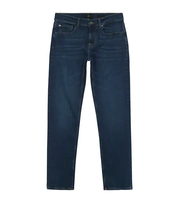 7 For All Mankind Slimmy Badge Jeans - Blue