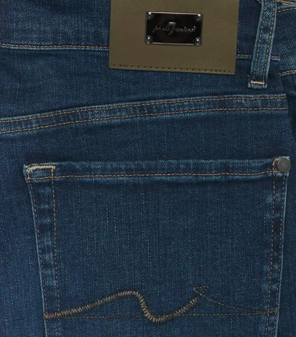 7 For All Mankind Slimmy Badge Jeans - Blue