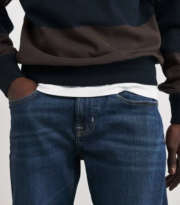 7 For All Mankind Slimmy Badge Jeans - Blue