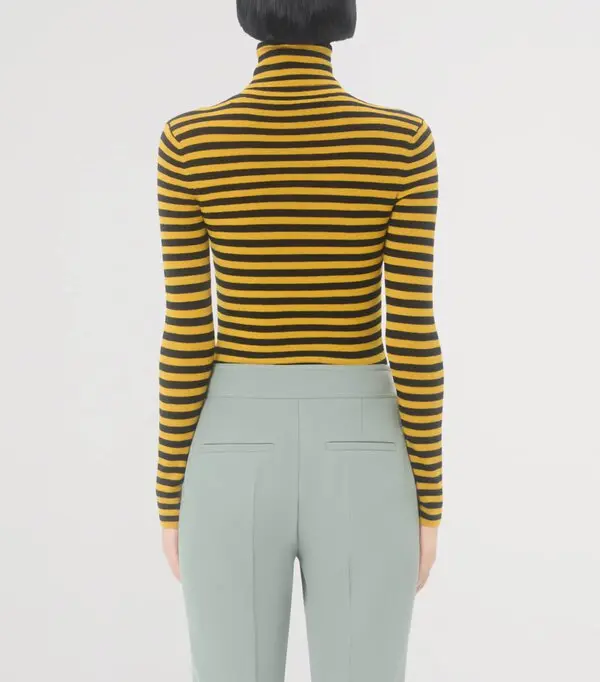 Valentino Garavani Wool Stripe Vlogo Sweater