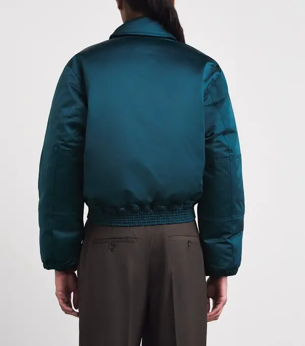 Victoria Beckham Down Bomber Jacket - Navy