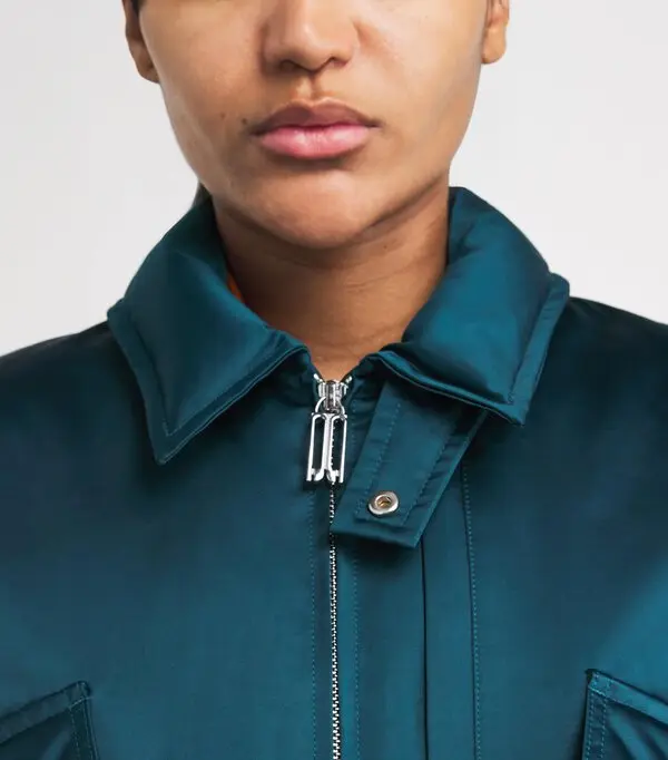 Victoria Beckham Down Bomber Jacket - Navy