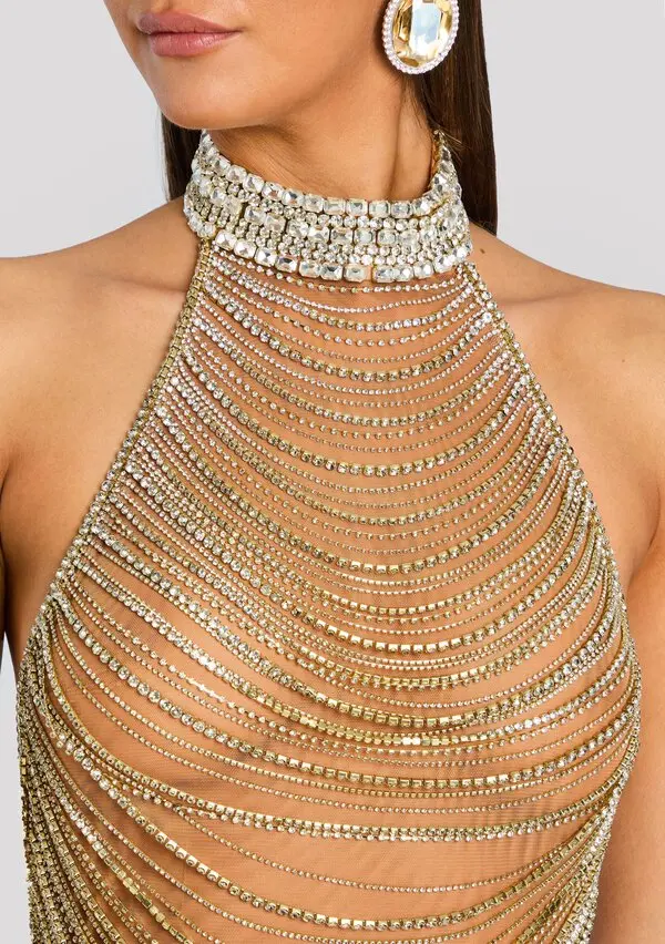 Retrofete Murphee Embellished Mini Dress
