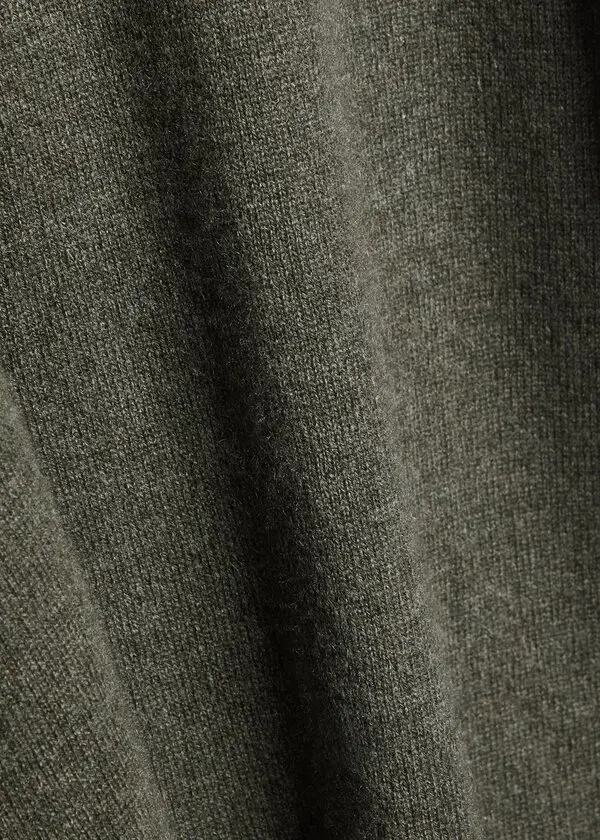 Sunspel Cashmere Crew-neck Jumper - Khaki