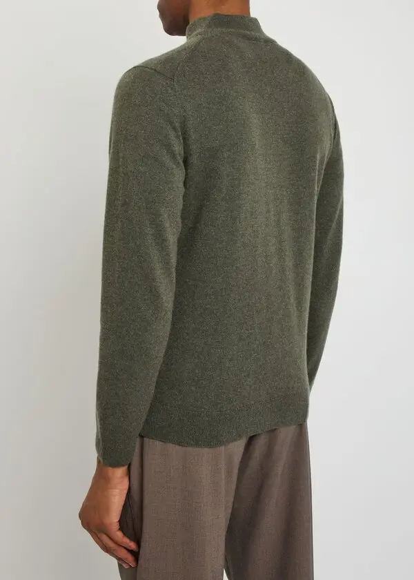 Sunspel Half-zip Cashmere Jumper