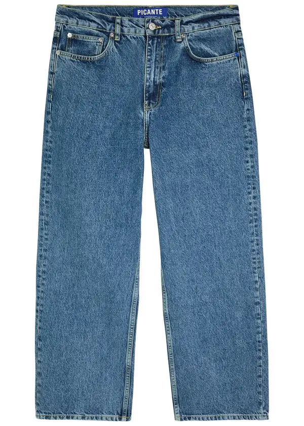 PICANTE Relaxed Straight-leg Jeans - Blue