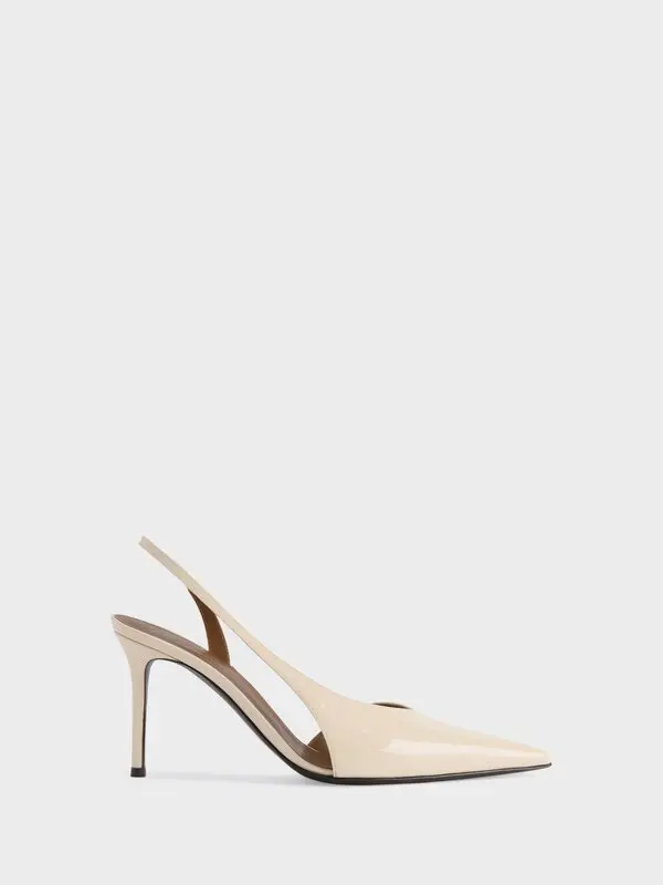 GIUSEPPE ZANOTTI Desiree Slingback 85 - White