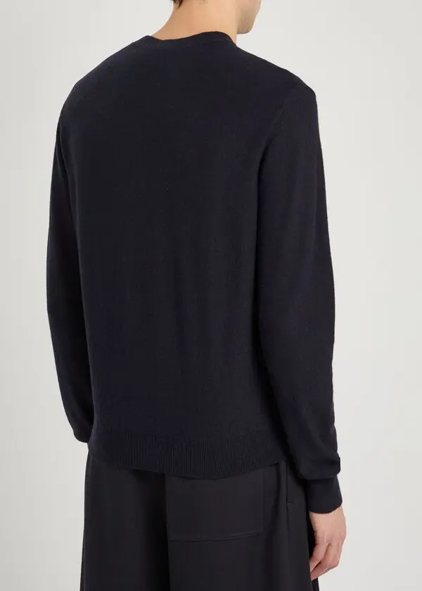 Loewe Embroidered Wool-blend Jumper